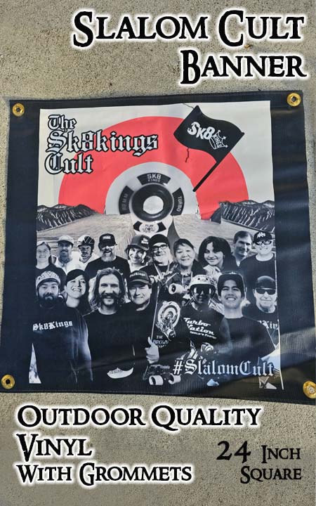 Sk8Kings Slalom Cult Vinyl Banner