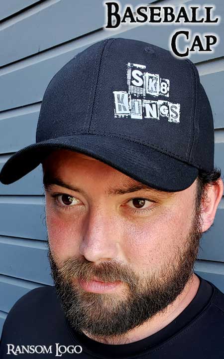 www.sk8kings.com: Sk8Kings Hat - Baseball Cap - Ransom Logo