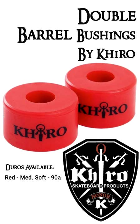 www.sk8kings.com: KHIRO DOUBLE BARREL BUSHINGS PAIR (for one truck)