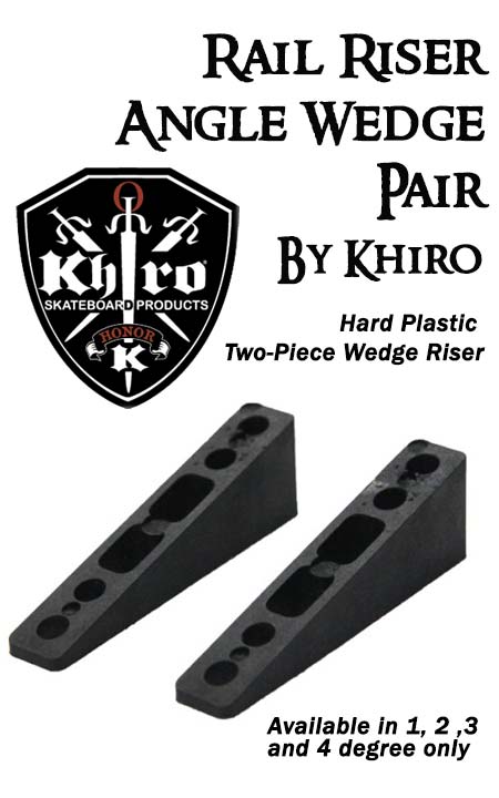 www.sk8kings.com: KHIRO ANGLED WEDGE RAIL RISER PAIR (2 pieces - for ...