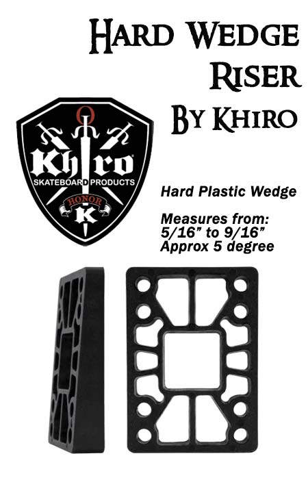 www.sk8kings.com: KHIRO ANGLED WEDGE (5 DEGREE) HARD RISER (one riser)