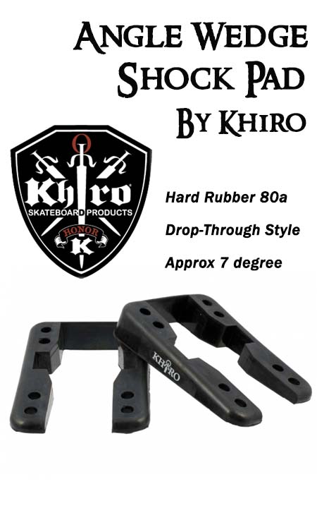 www.sk8kings.com: KHIRO ANGLED WEDGE SHOCK PAD - 7degree/80a (one pad)