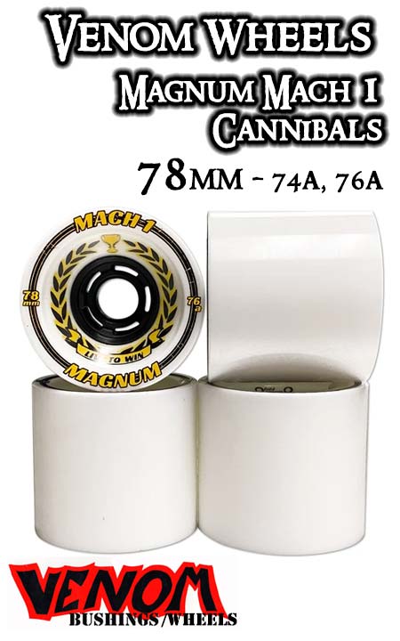 www.sk8kings.com: VENOM WHEELS - MAGNUM MACH 1 CANNIBALS 78MM - TWO ...