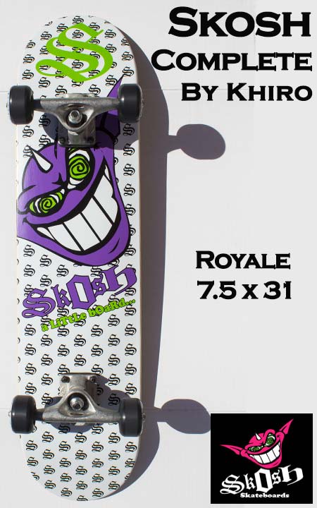www.sk8kings.com: SKOSH COMPLETE BY KHIRO - Royale 7.5 x 31 (complete ...